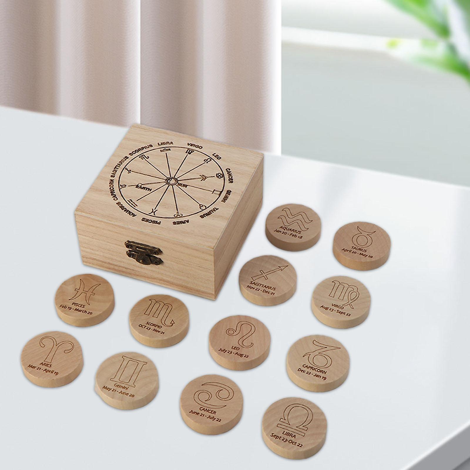 Wood Runes Set Divinatory Tools Witch Supplies Witch Gift Symbol Chart ...