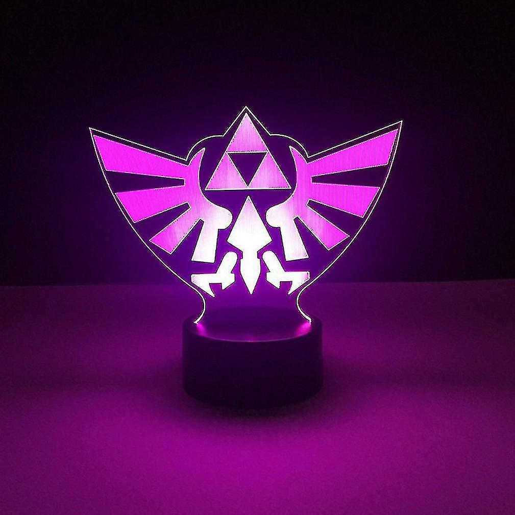 Legend Zelda 3d Led Night Light Kids Bedroom Nightlight Anime Lamp ...