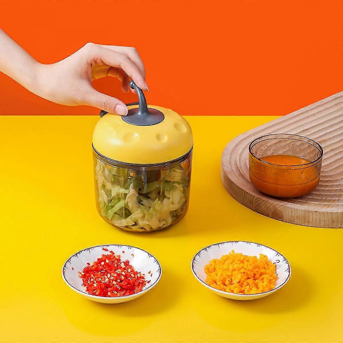 Manual Food Chopper Pull String,onions Slicer Cutter Dicer,garlic Slap ...