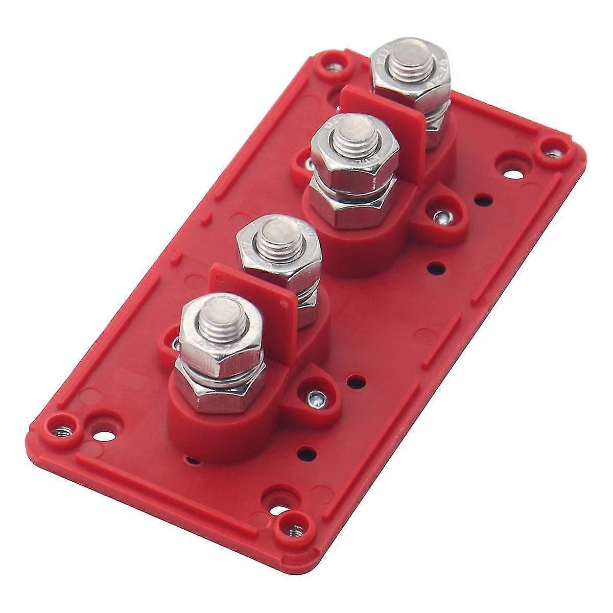 200a Bus Bar Stud Distribution Block Busbar Box With 4 X M10 (3/8inch) Terminal Studs For Car Rv ...