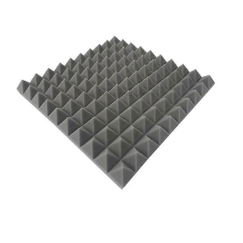 6Pcs 50x50x5cm Studio Acoustic Foam 3D Pyramid Soundproof Foam Sound ...