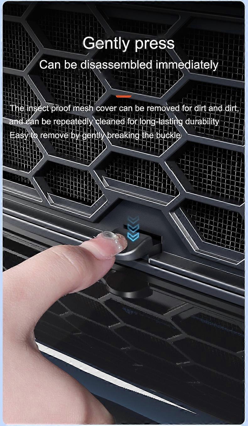 For Tesla Model 3 Highland 2024 Front Bumper Grill Mesh Air Inlet Vent ...