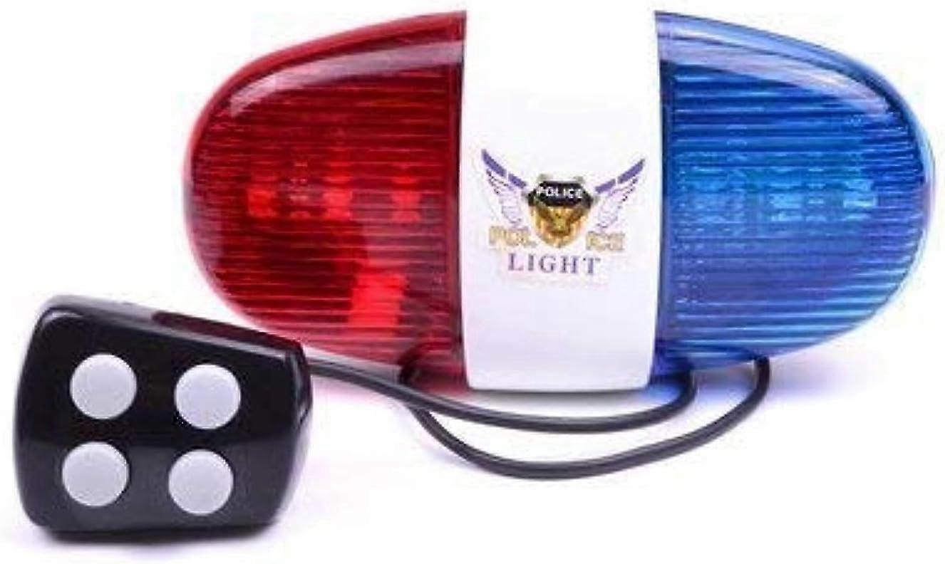 Bicycle Police Sound Light -GAOZHI new police 6-LED Strobe Blue Red ...
