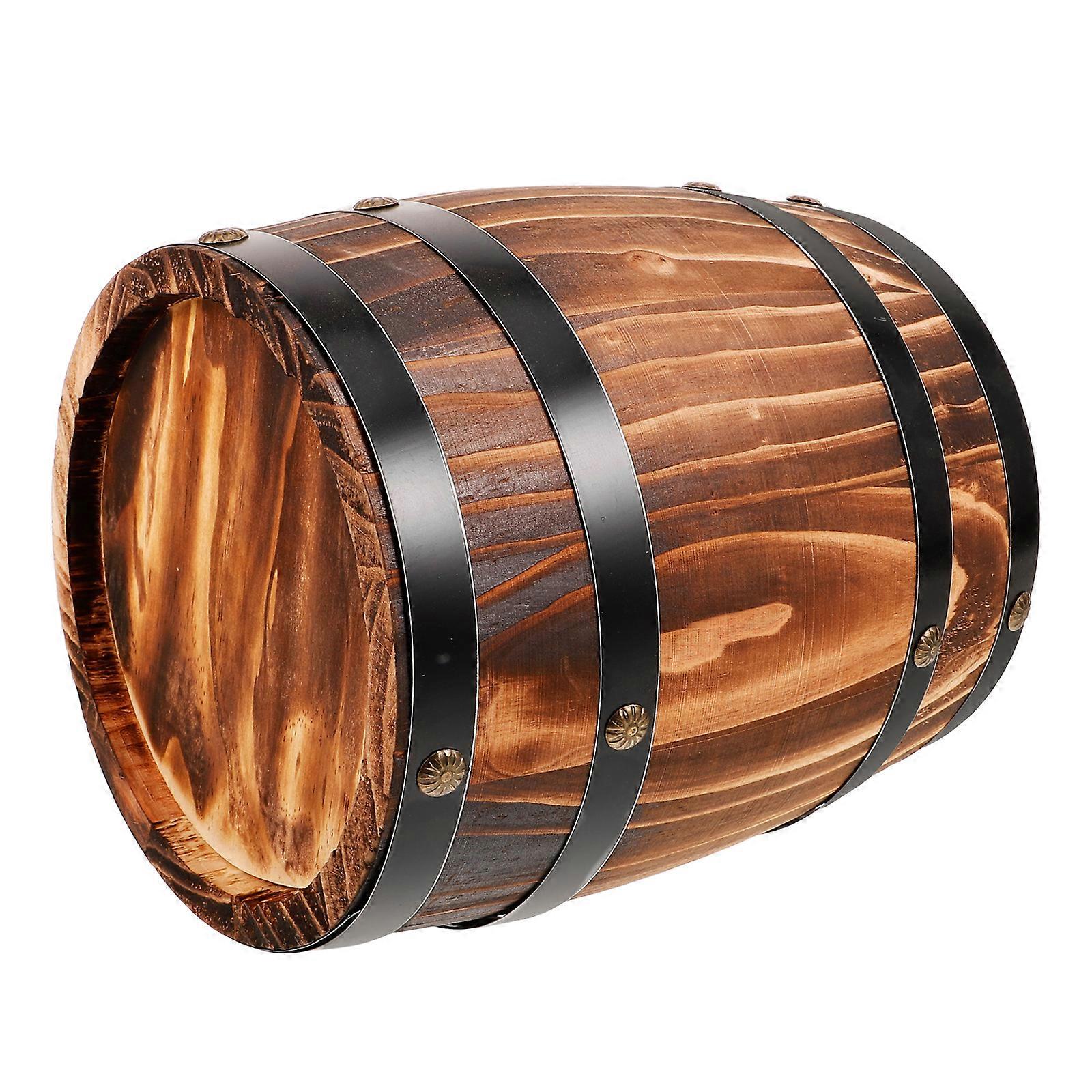 Wood Craft Barrel Decoration Bar Ornament Vintage Style Wine Barrel ...