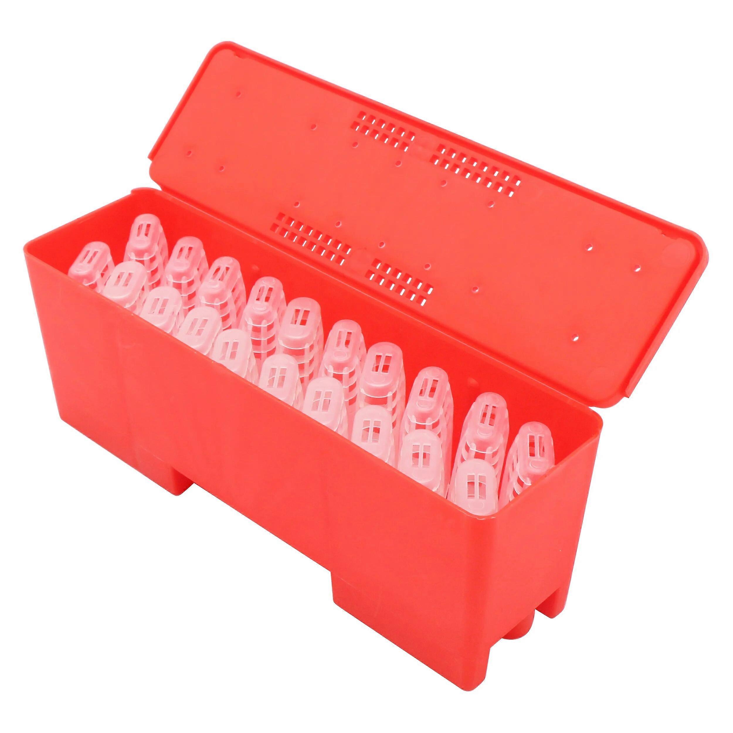 Bee Red Boxs Queen Bee Transport Box With Queen Cages Rearing Equipment ...