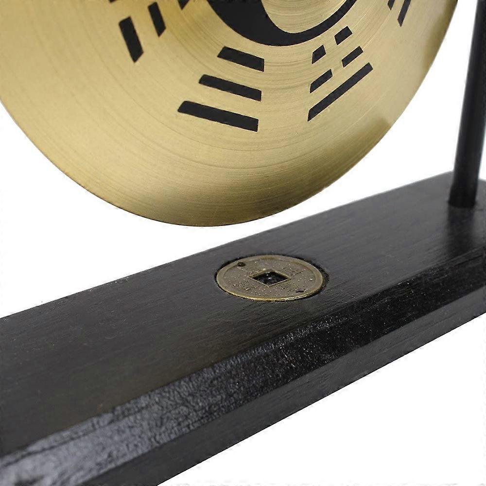 Mini Desktop Gong Table Wind Chime Percussion Instruments with Mallet ...