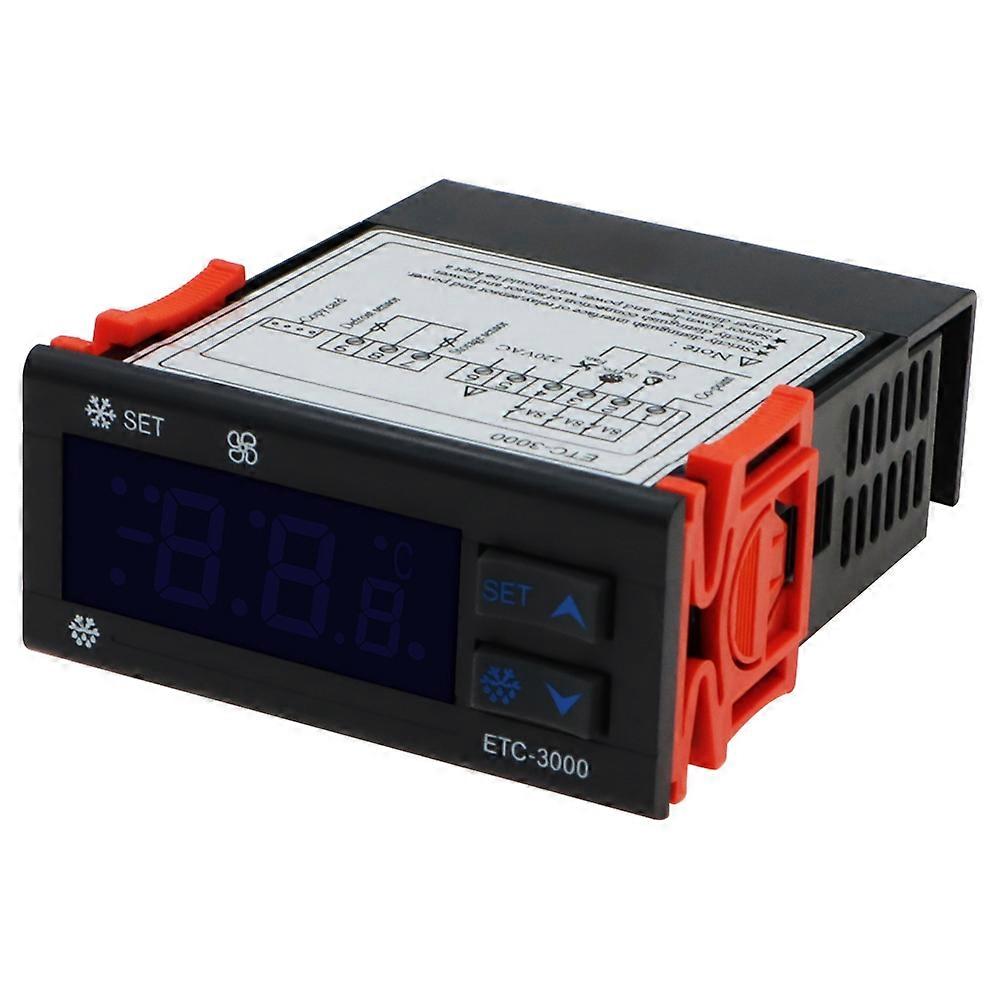 ETC-3000 Mini Temperature Controller Refrigerator Thermostat Regulator ...