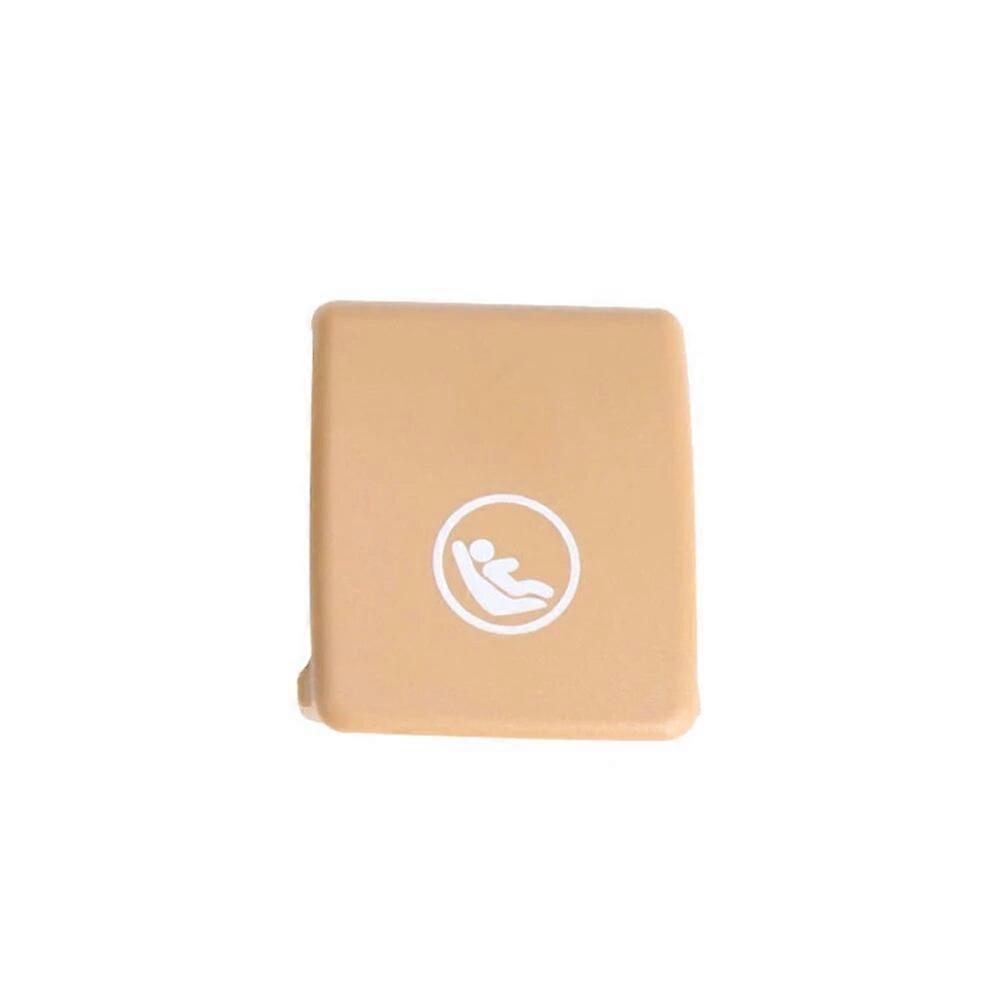 1pc Car Rear Child Seat Isofix Mount Cover Plastic Brown Durable Car ...