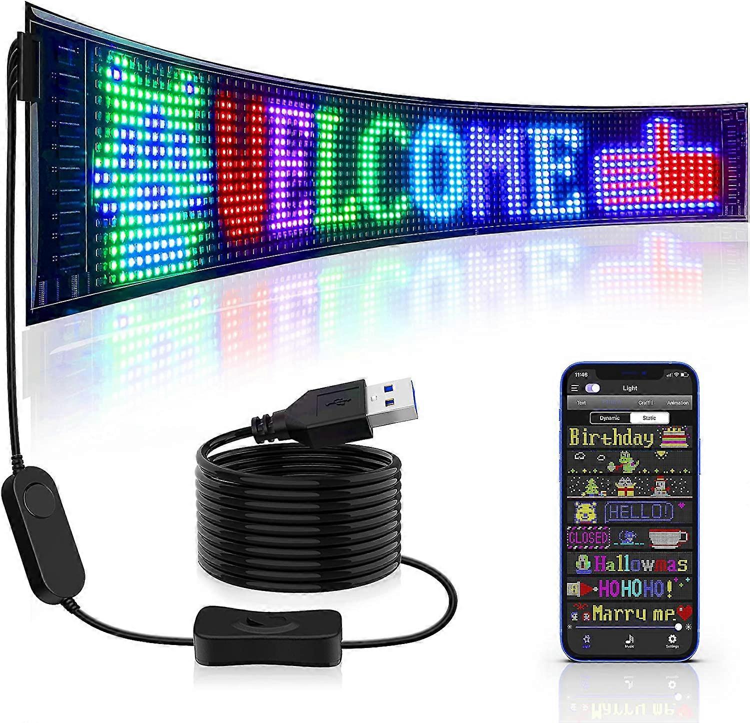 LED Matrix Pixel Panel ,USB 5V Flexible Addressable RGB Pattern ...