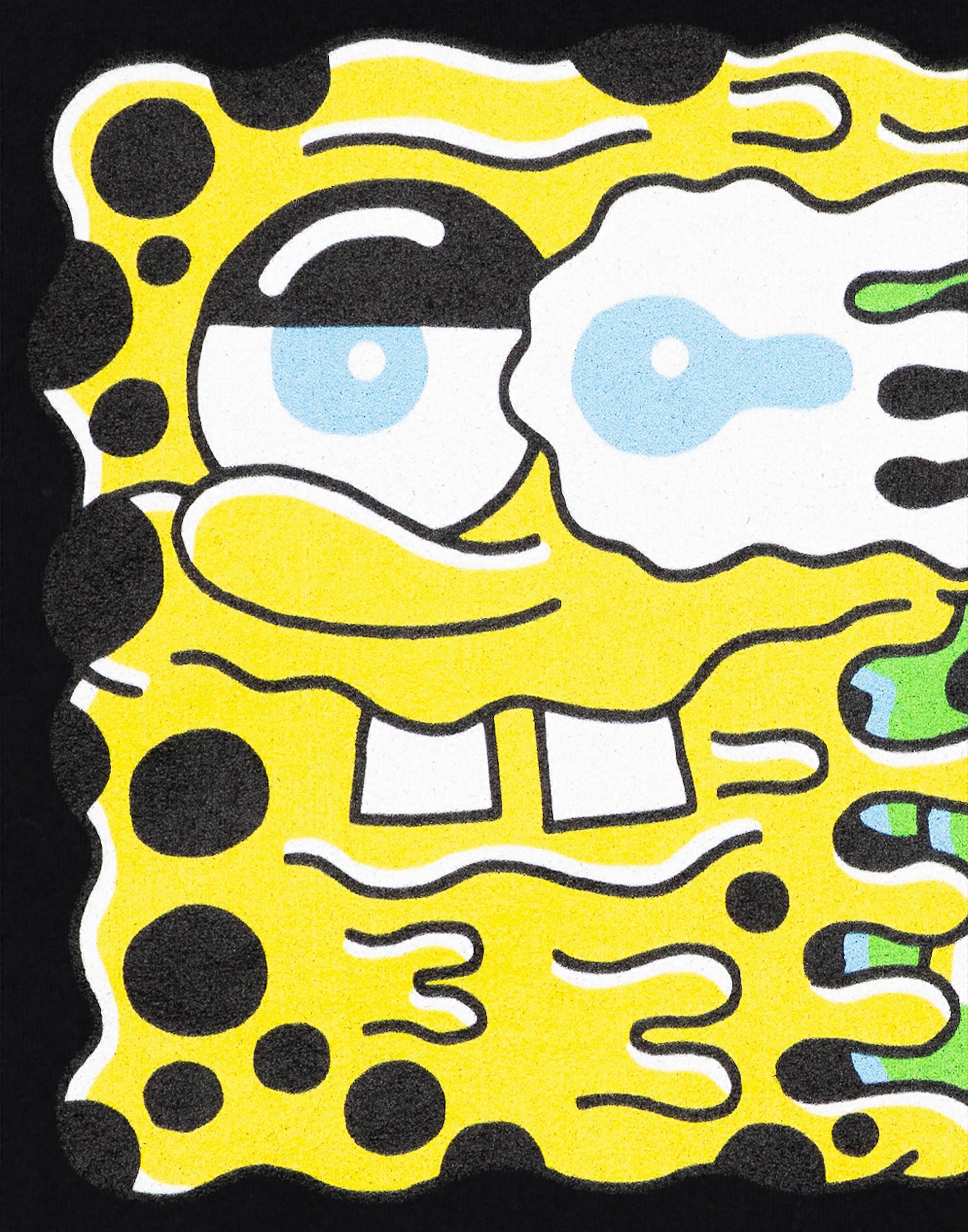 SpongeBob SquarePants Mens Hoodie Black Spongebob Skull | Fruugo UK