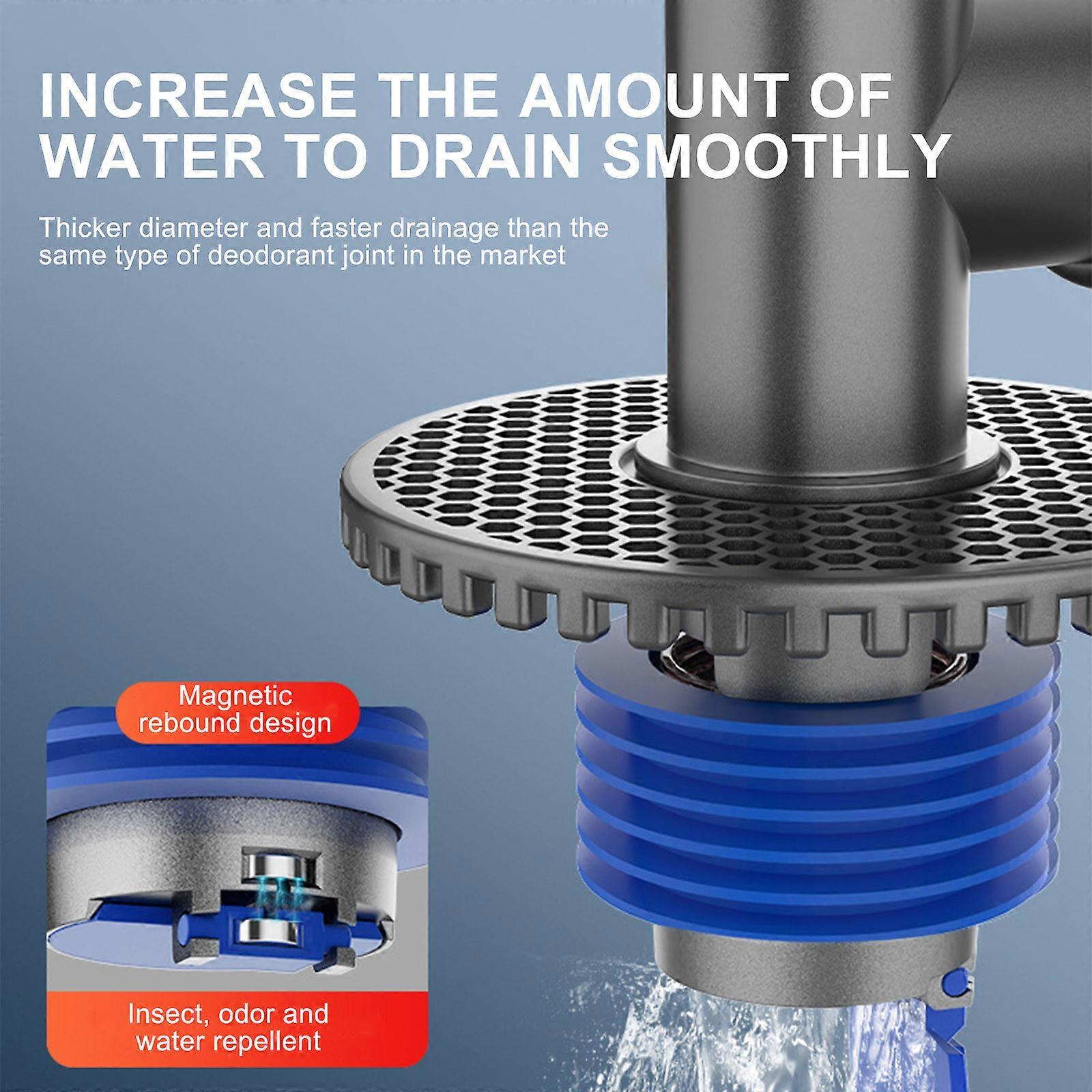 Efficient Sewer Drainage Hose With Floor Connector To Odor Overflow ...