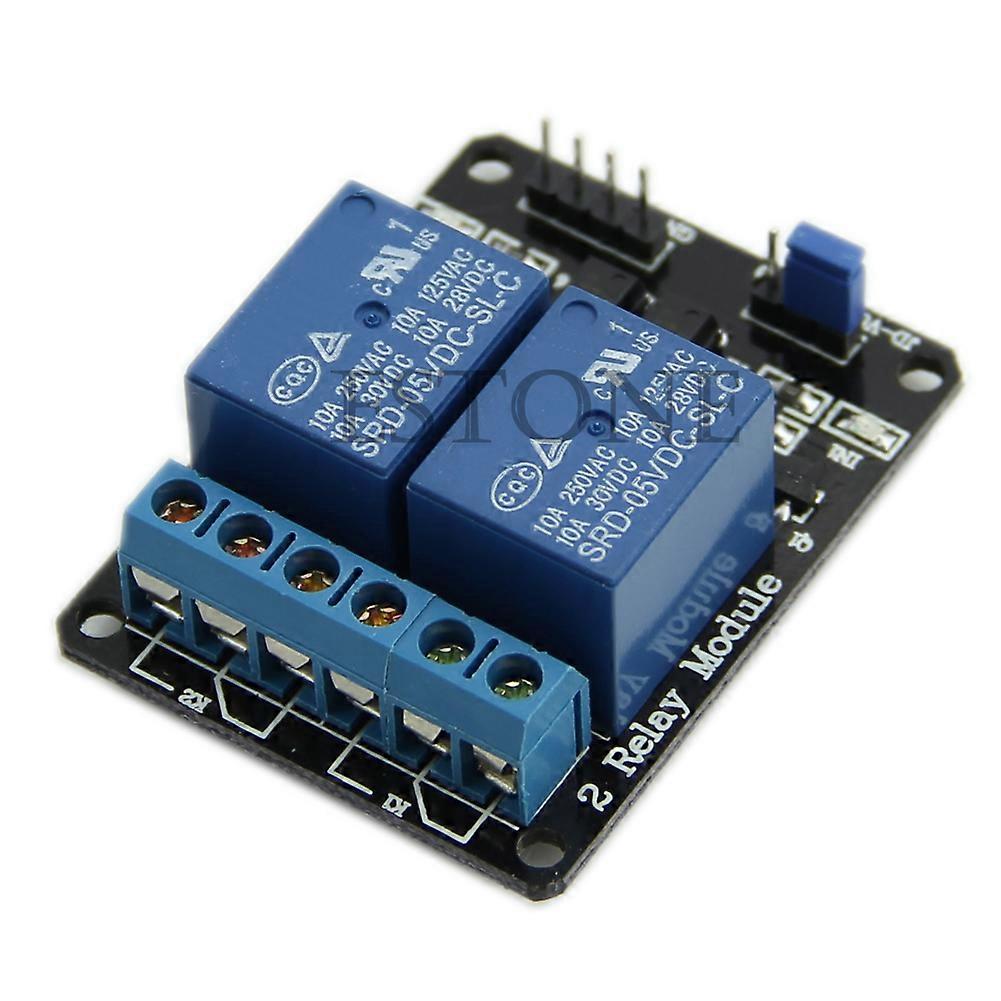 1Pc 5V 2 Two Channel Relay Module With Optocoupler For PIC ARM DSP AVR | Fruugo UK