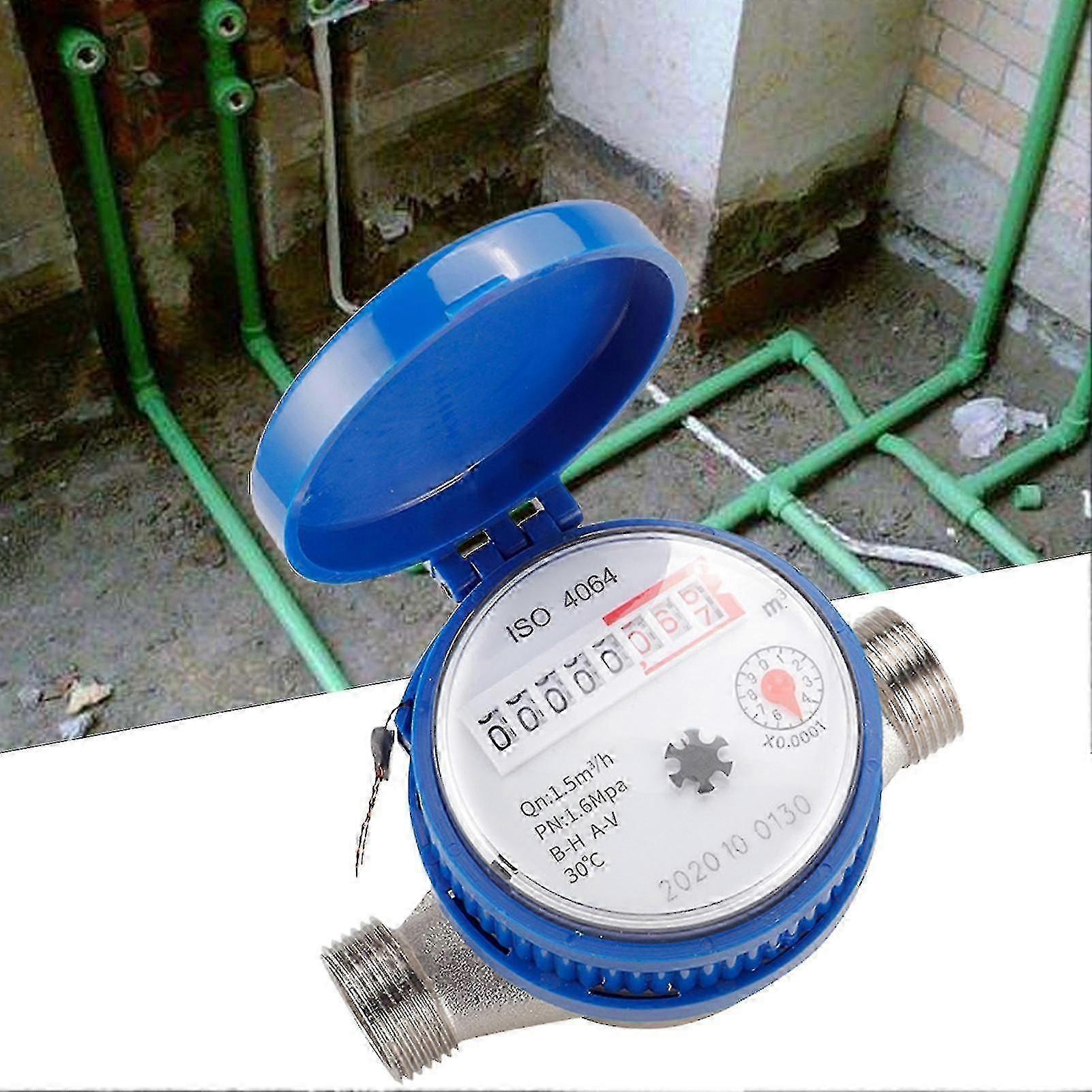 Water Meter Convenient Accurate Coppery Watermeter Water Counter For ...