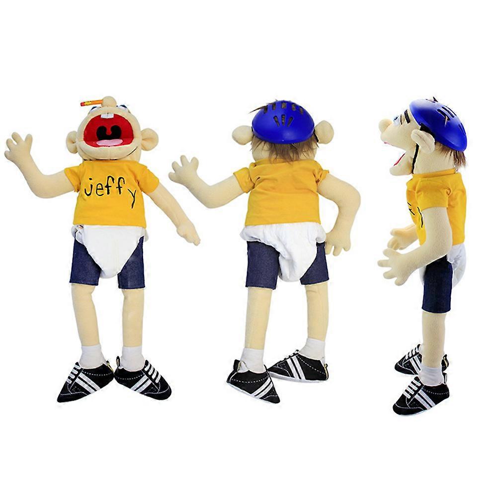 60cm Jeffy Hat Hand Puppet Plush Cosplay Toy Game Doll Kids Gifts ...