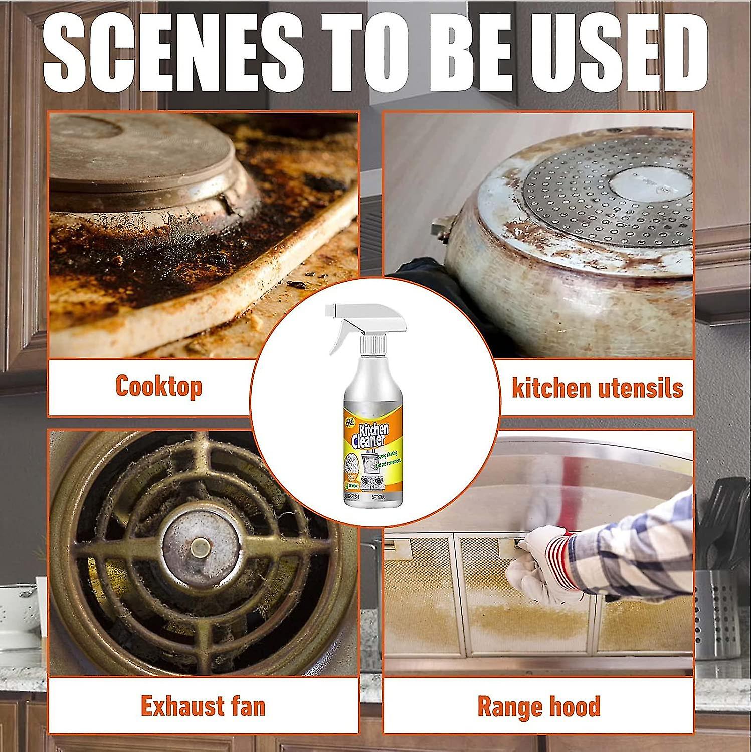 All-purpose Kitchen Pots And Pan Cleaner, Kitchen Cleaner, All Purpose ...