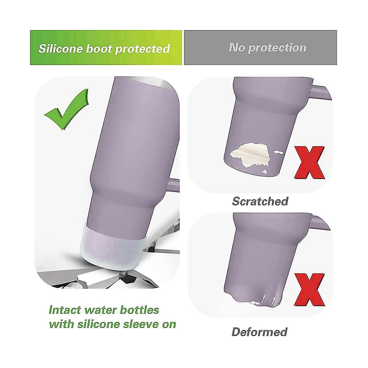 2pcs Silicone Boot For 40 Oz Quencher Tumbler With Handle & Iceflow ...