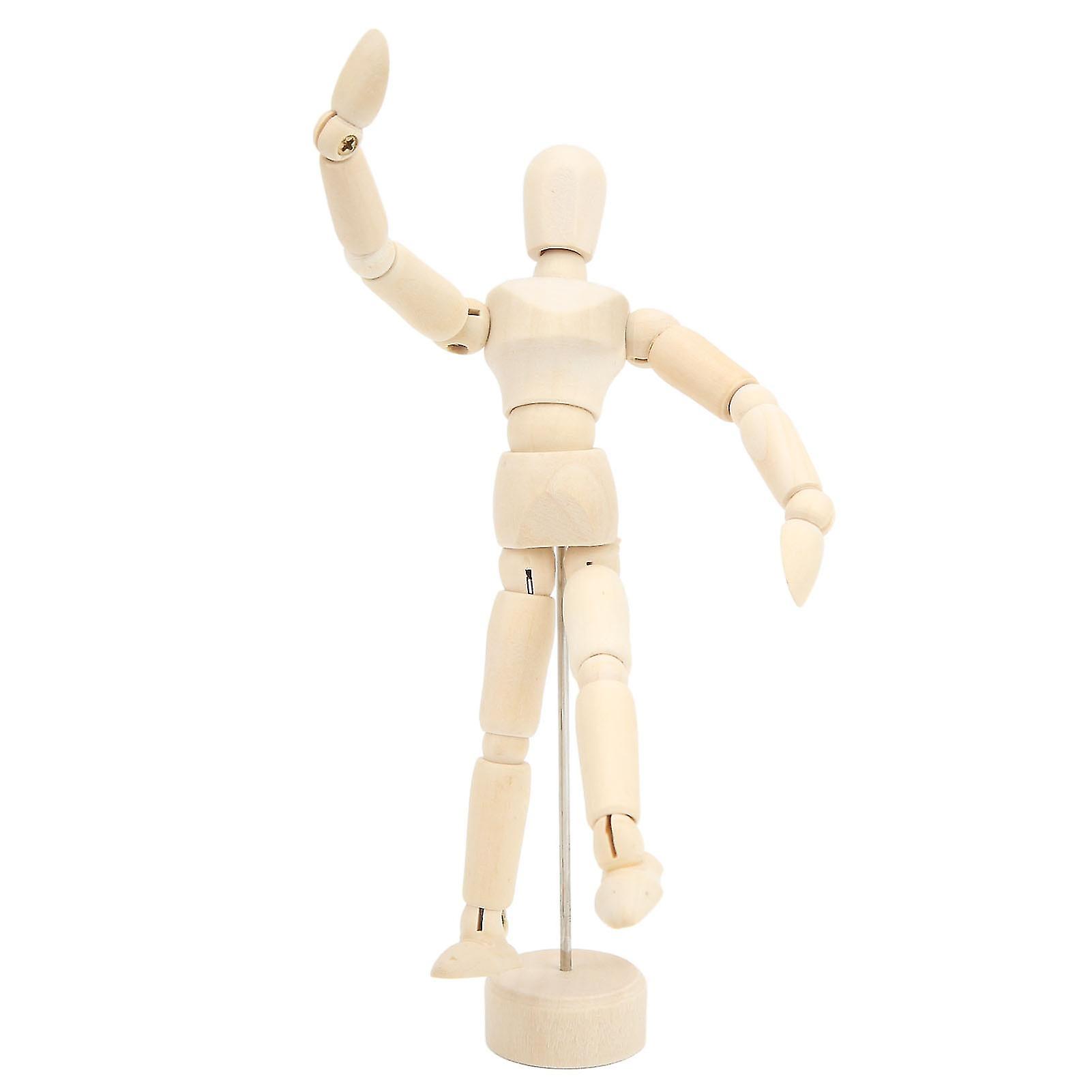Wooden Mannequin 14 Rotatable Joint Drawing Mannequin Human Body ...