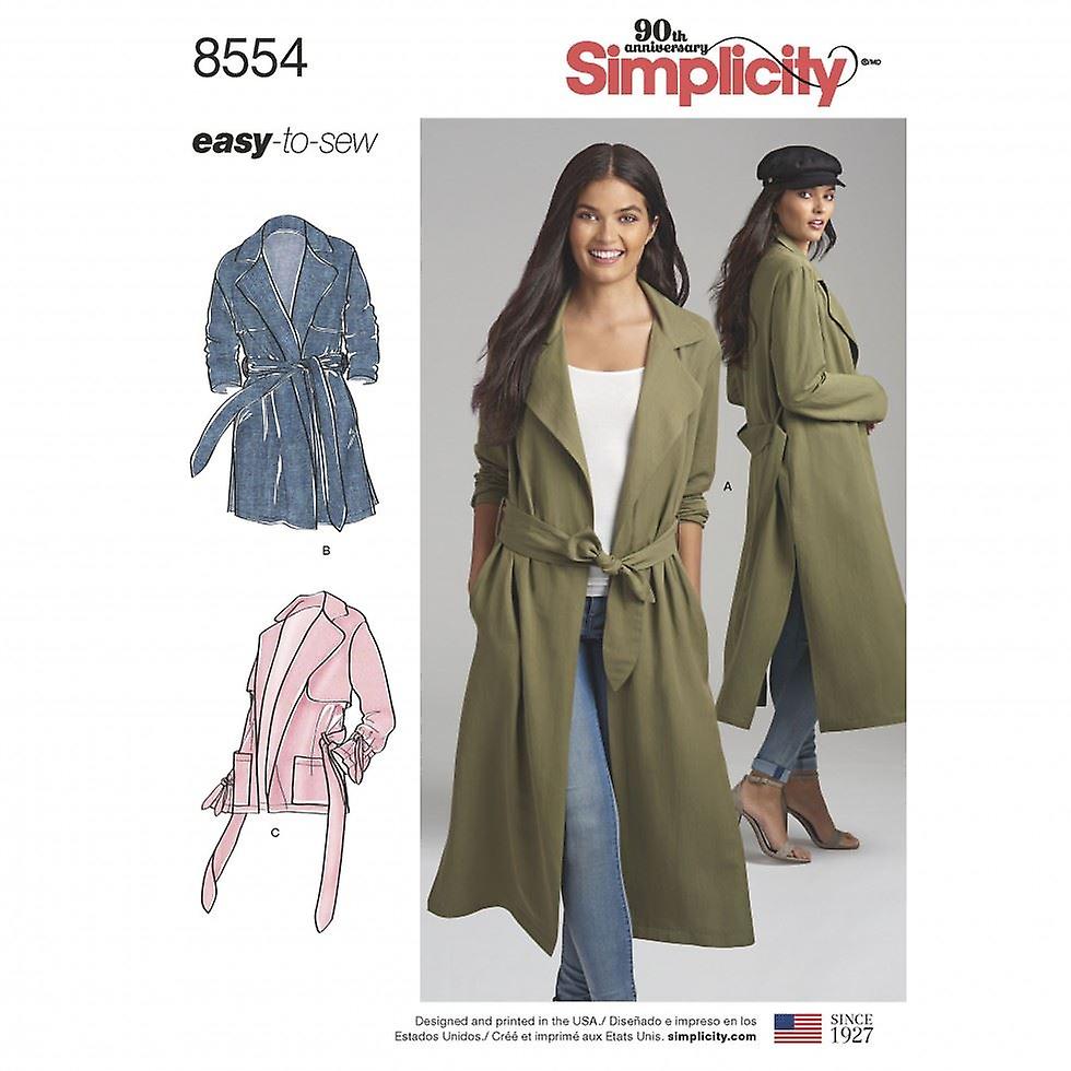 Simplicity Paper Sewing Pattern 8554 | Fruugo UK