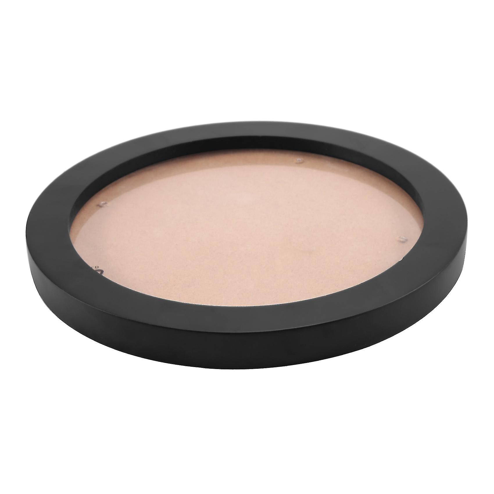 Round Wooden Picture Frames Gift Diy Wall Hanging Wood Picture Holder ...