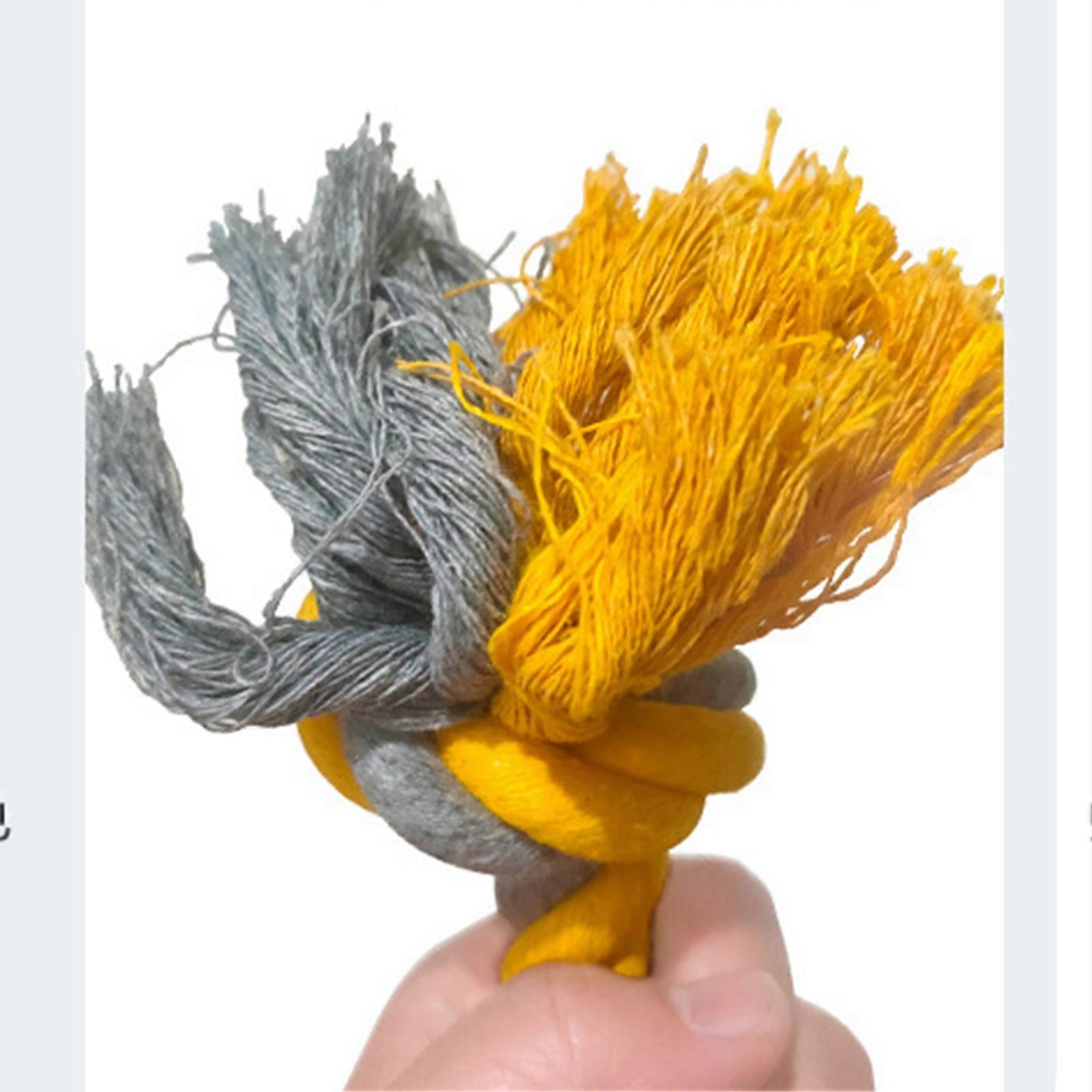 Dog Rope Toy Bite Resistant Interactive Dental Cleaning Chew Toys for ...