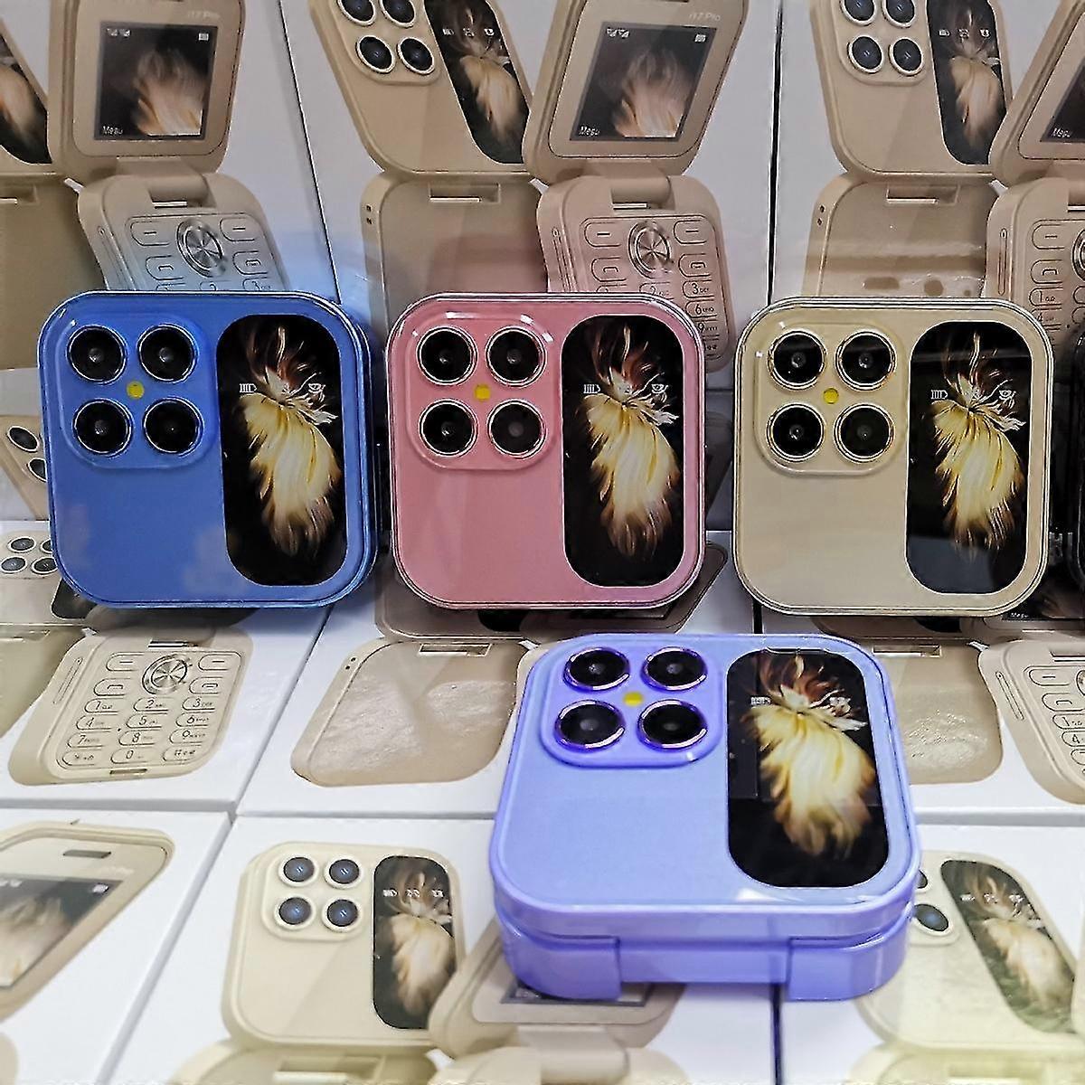 Mini Flip Mobile Phone,FM Radio Voice Blacklist Speed Dial Vibration ...