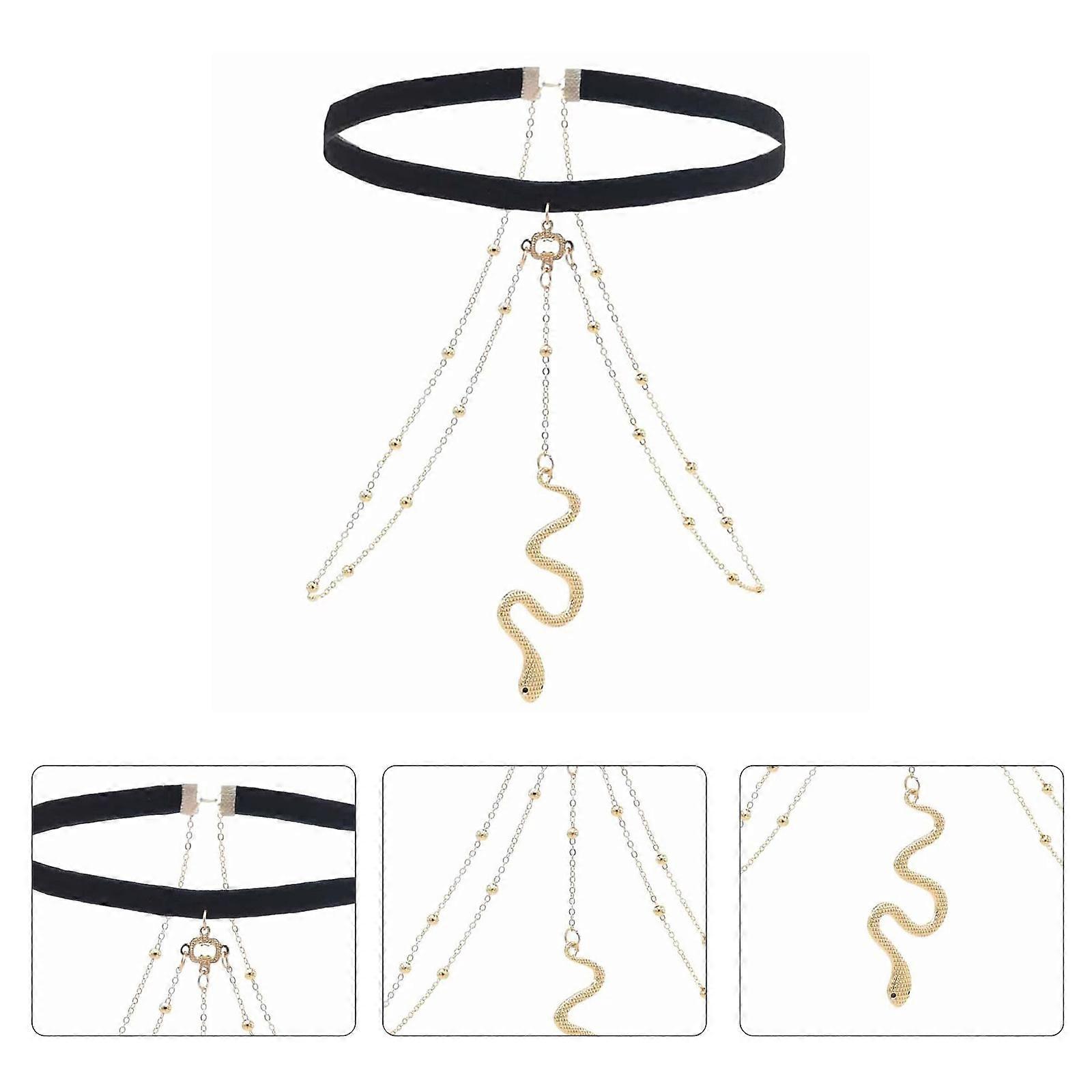 Leg Thigh Chain Gold Snake Thigh Chain Jewelry Thigh Harness Long ...