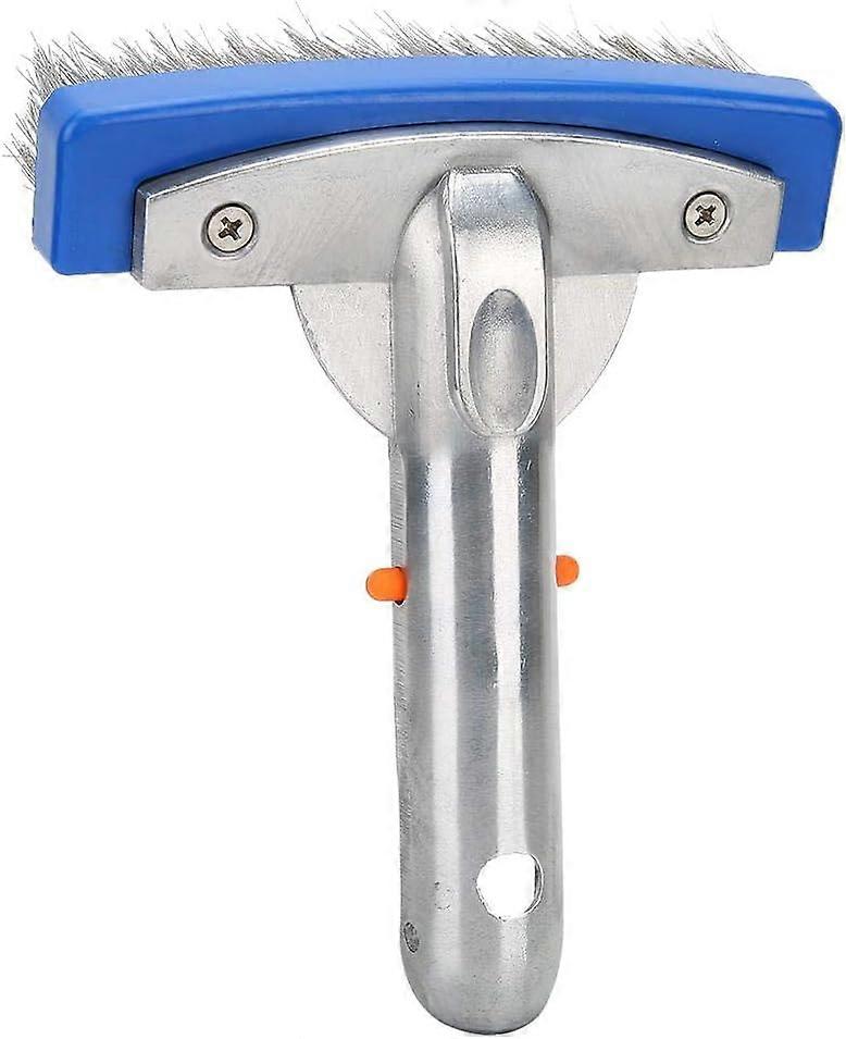 5in Stainless Steel Wire Pool algae Cleaning Brush Broom Floor Wall ...