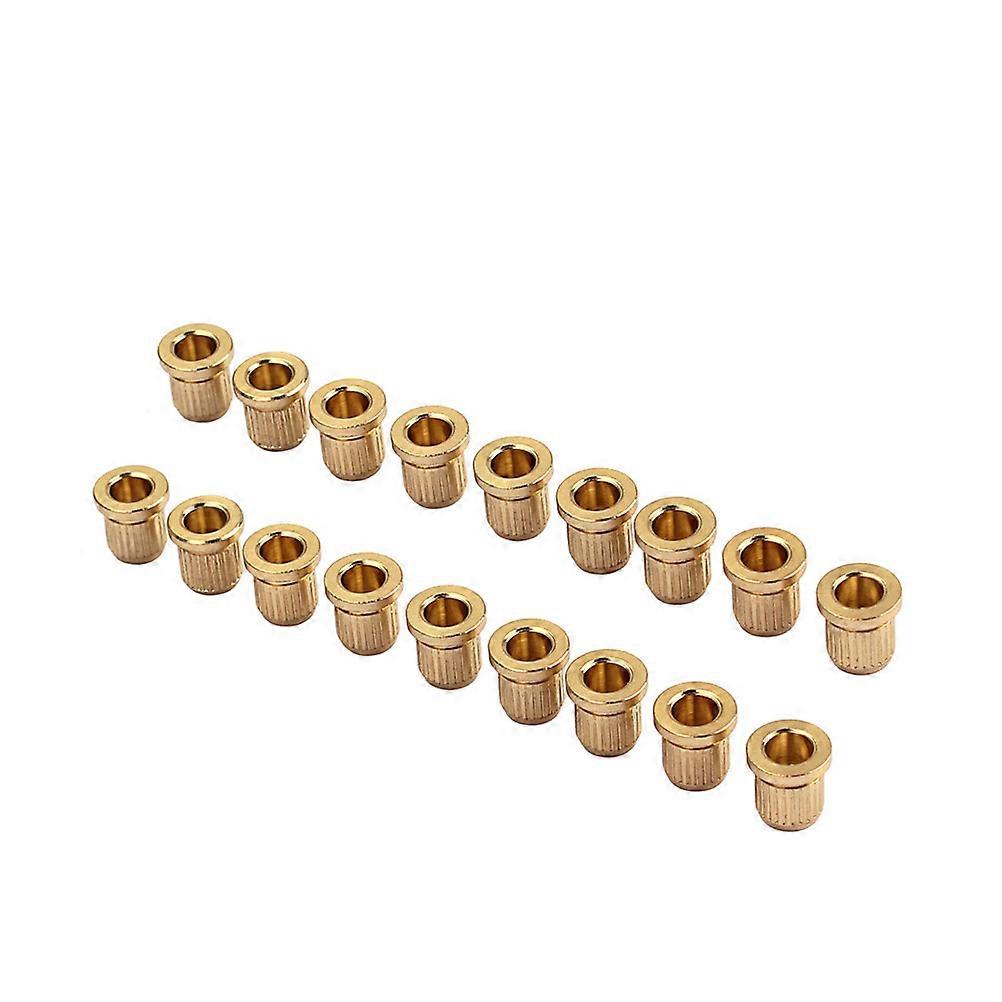 18 PCS String Ferrules for Electric Guitar (Gold) | Fruugo UK