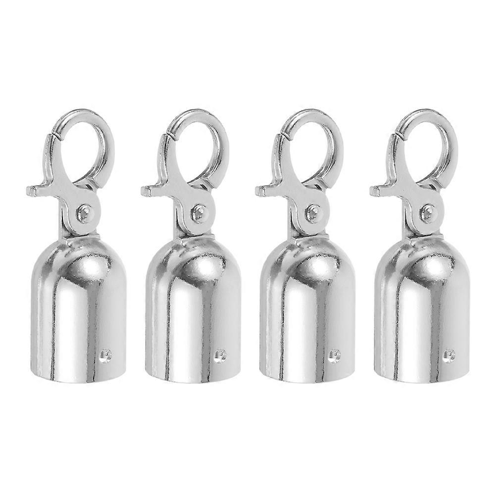 4pcs Rope Hook Cord Lock Stopper Rope End Rope End Snap Hook Guardrail ...