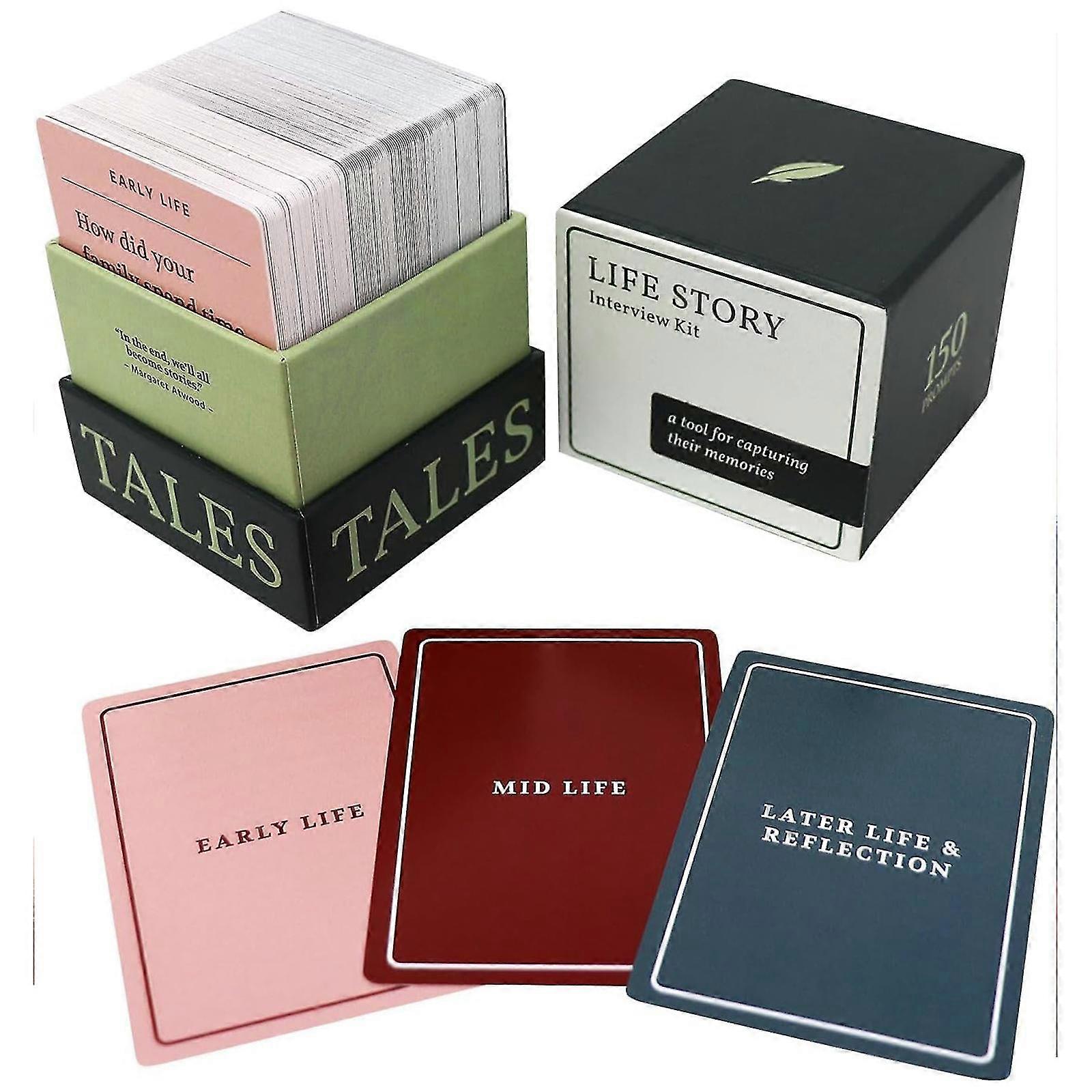 150 Life Story Interview Kit Cards - Tales Life Story Interview Kit ...