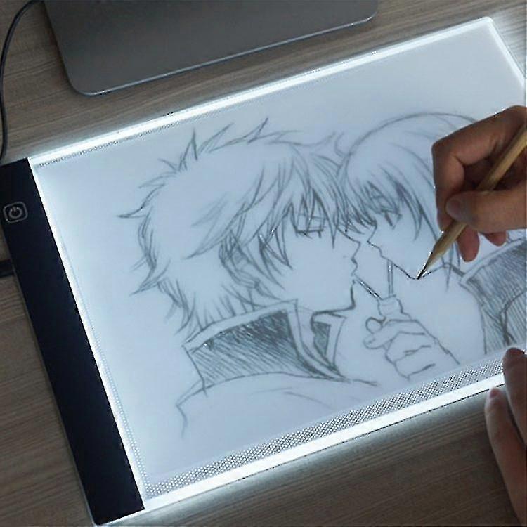 A4 LED drawing board - Light table / light plate - portable - white ...