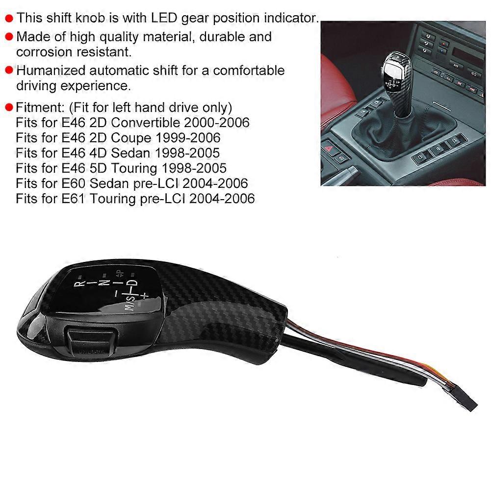 Electric LHD Automatic LED Gear Shift Knob Retrofit Kit Fits for BMW ...