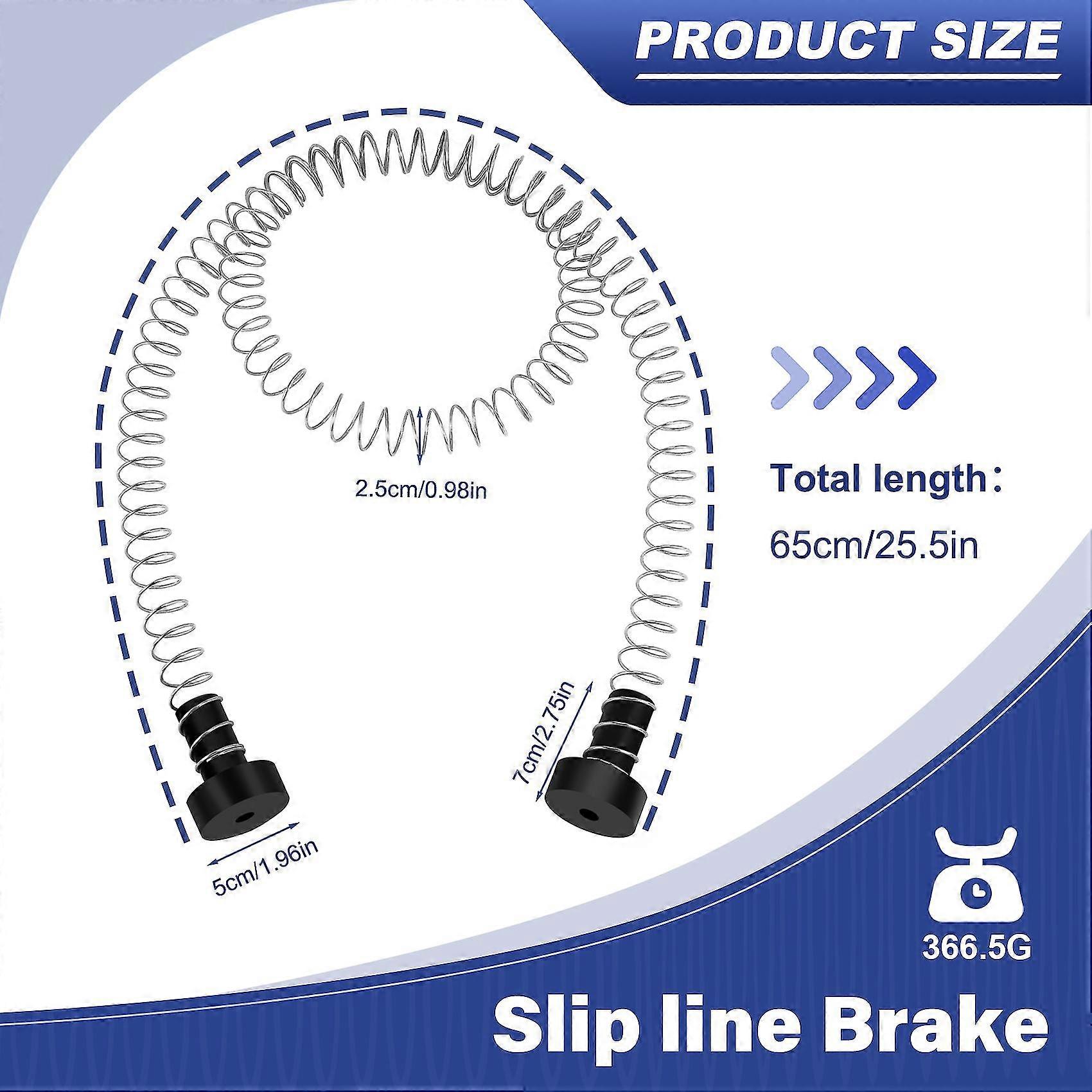 Zipline Spring Brake 165cm Stainless Steel Zip Line Spring Brake Heavy ...
