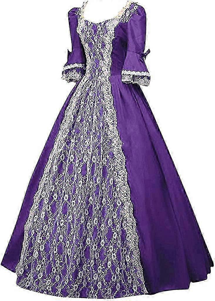 Halloween Renissance Dresses Women's Dress Plus Size Medieval Ball ...