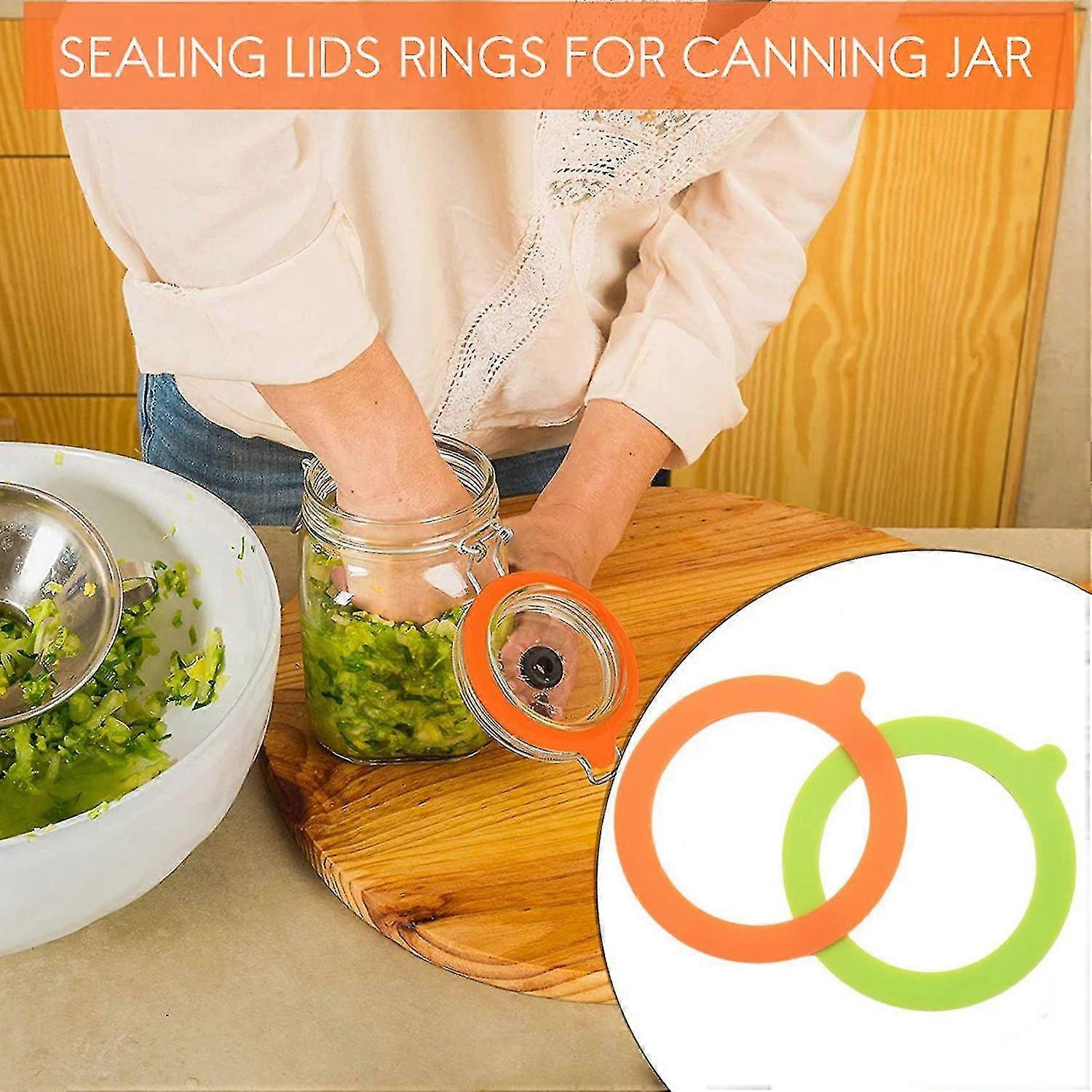 Rubber Seals For Glass Jars,silicone Gaskets Canning Seals Replace ...
