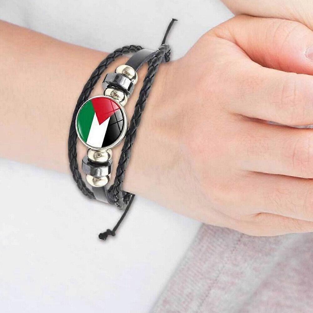 Palestinian Flag Braided Bracelet Palestine Four Style Flag Wristband ...