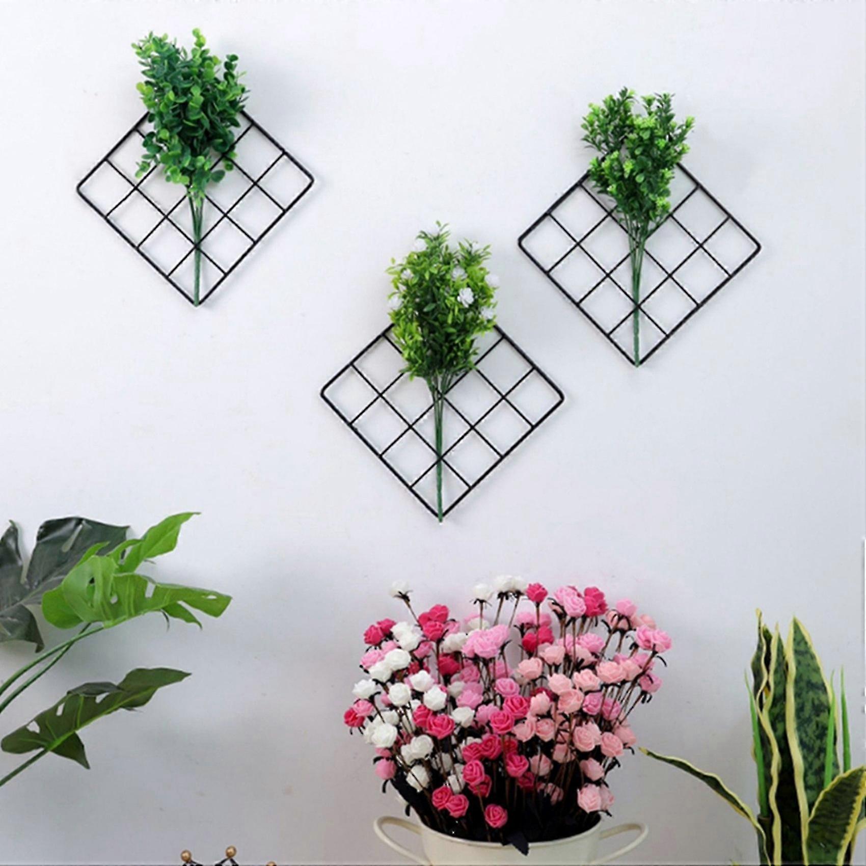 Nordic Ins Style Metal Mesh Grid Wall Photos Grids Pictures Postcards ...