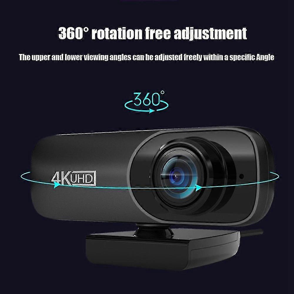 Webcam 4k Uhd 3840x2160p Webcam 800w Pixels Computer Camera 120 ...