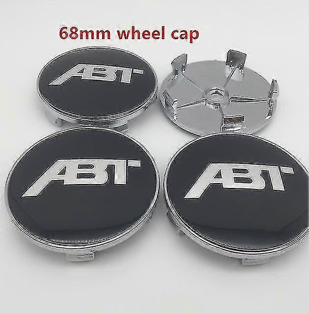4pcs 56mm 60mm 65mm 68mm Abt Car Wheel Hub Center Cap Badge Covers ...