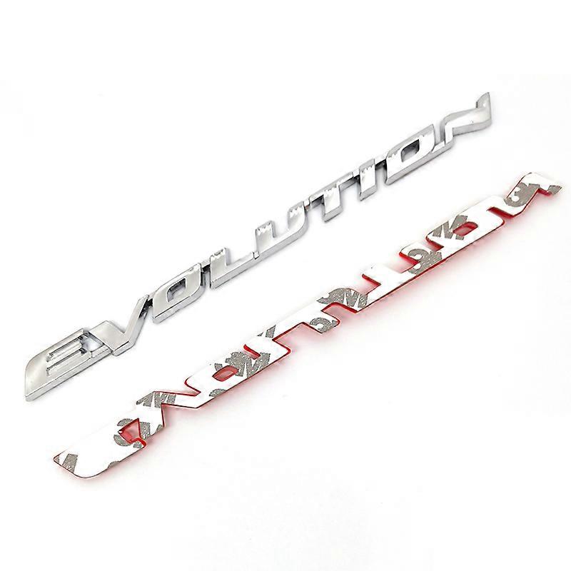 OTOKIT 1pcs EVOLUTION 3D ABS Car Rear Bumper Trunk Letter Emblem ...