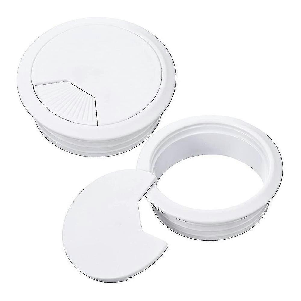 Round Computer Desk Cord Grommet Pc Desk Cable Wire Hole Cover 60mm ...