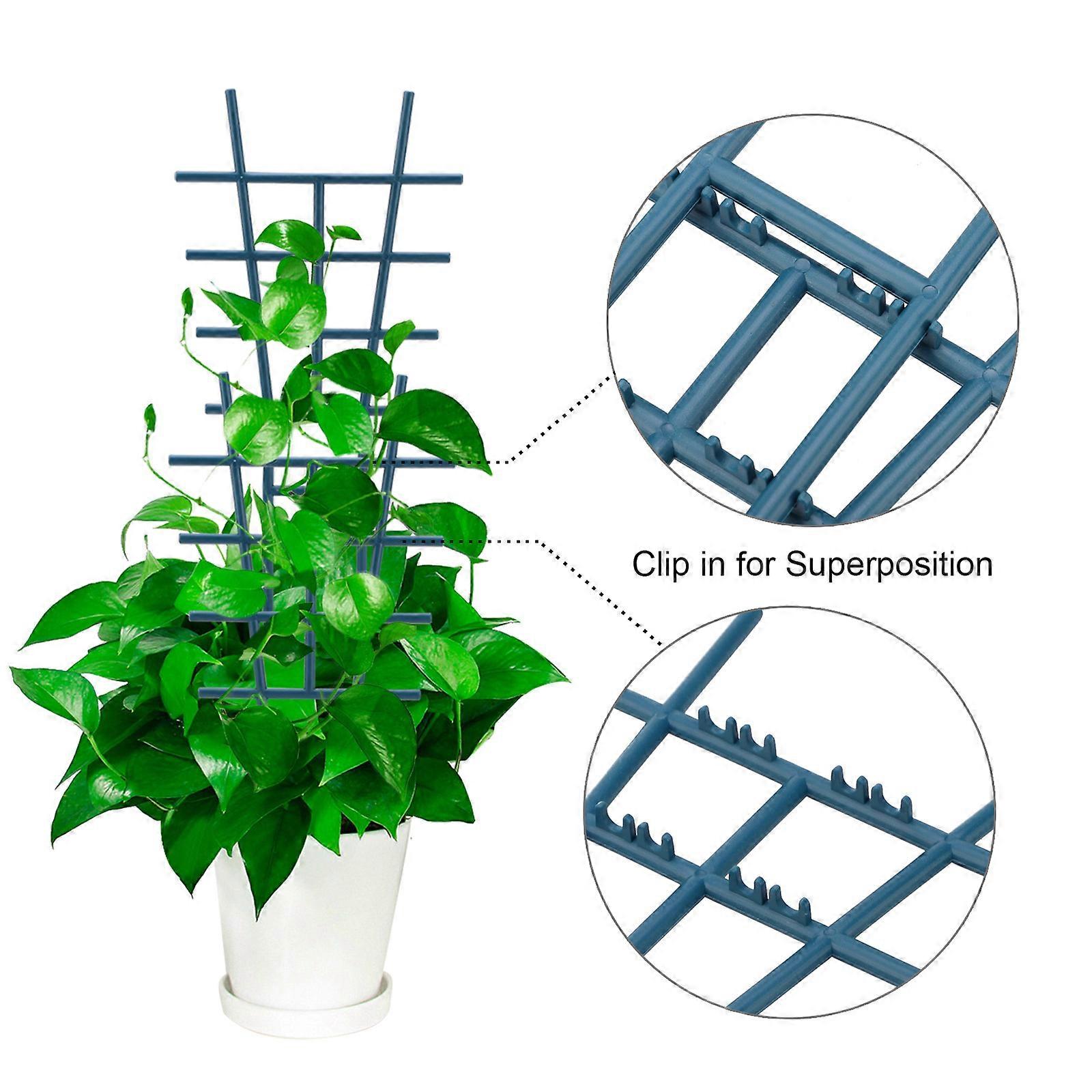 Pot Stand Mini Plant Climbing Frame Stackable Plant Trellis Plastic Pot ...