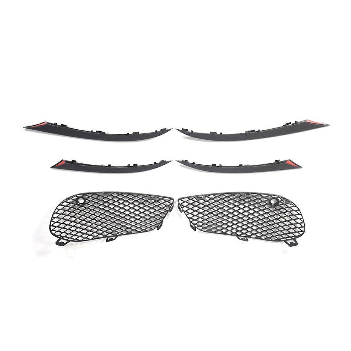 Front Bumper Fog Light Air Vent Grille Cover for C-Class W205 C180 C200 ...