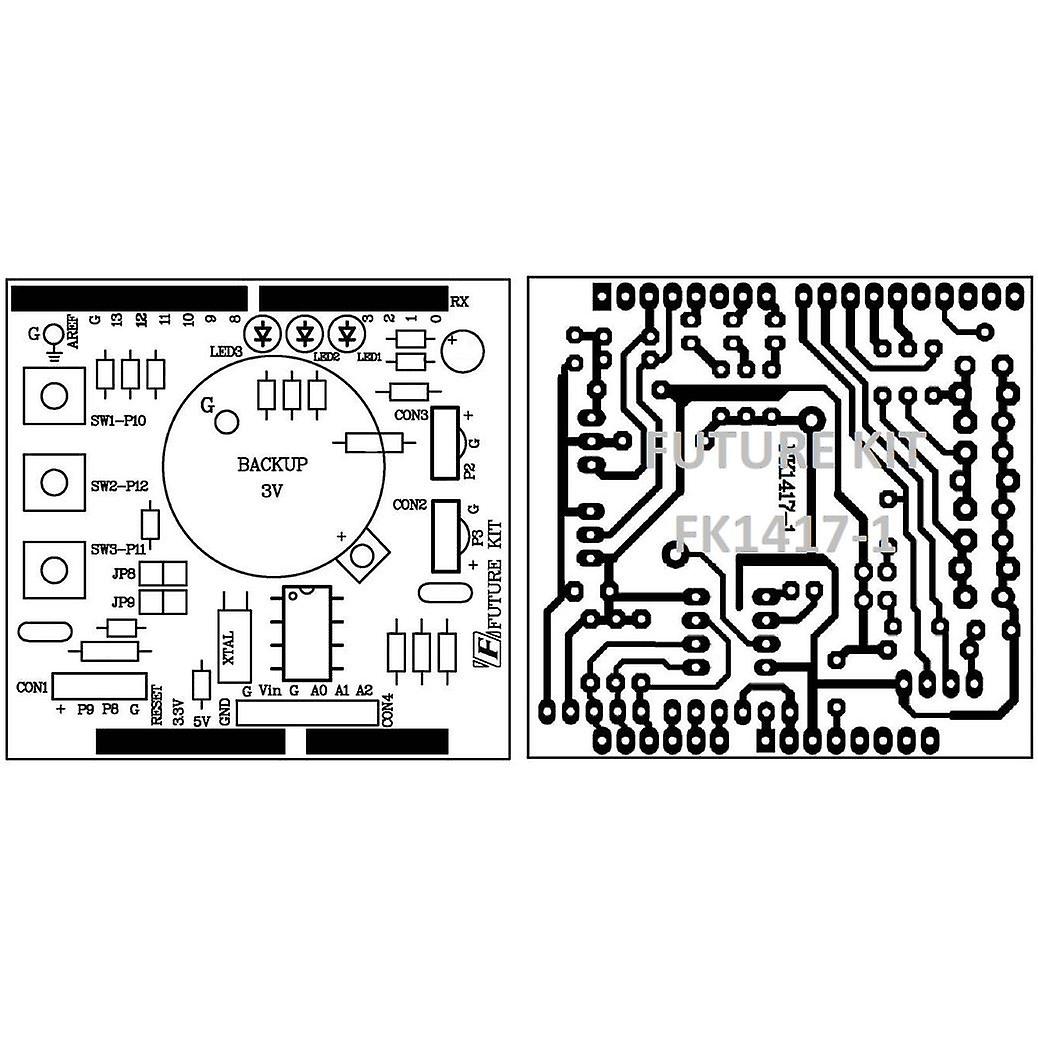 Future Kit Multi Purpose Shield Sensor Interface Rtc Fk Fa1417 For Use With Arduino Uno