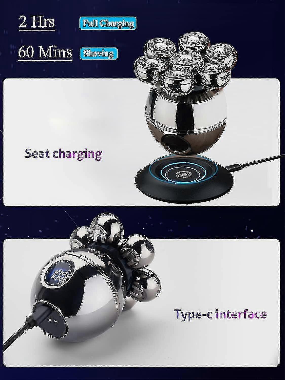 2025 Head Shavers For Bald Men-5-in-1 Electric Head Shaver For Bald Men ...