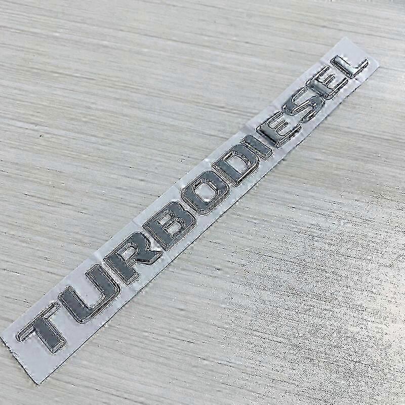3D Premium TURBODIESEL W463 W140 W124 Turbodiesel lettering emblem mark ...