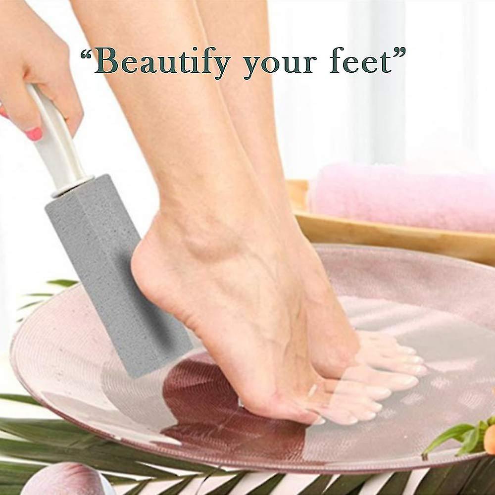 Pumice Cleaning Stone, 2 Pcs Toilet Pumice Cleaning Stone With Handle ...