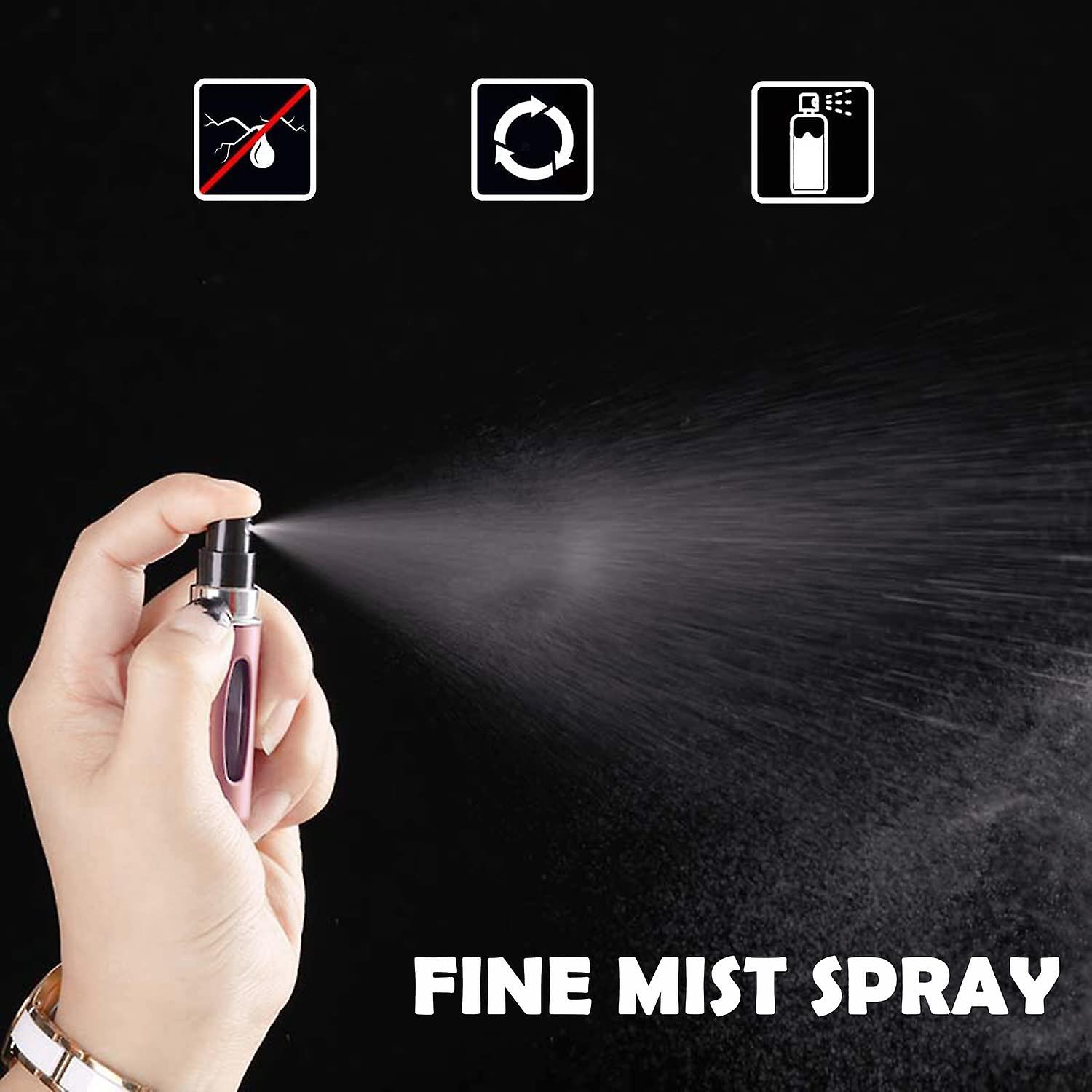 4pcs 5ml Perfume Atomiser Refillable Bottles Portable Mini Spray Travel ...