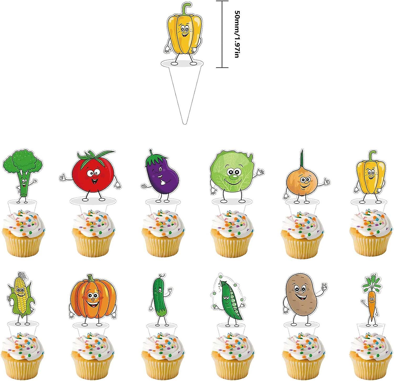 Vegetable Birthday Party Supplies Cute Vegetable Party Decorations ...