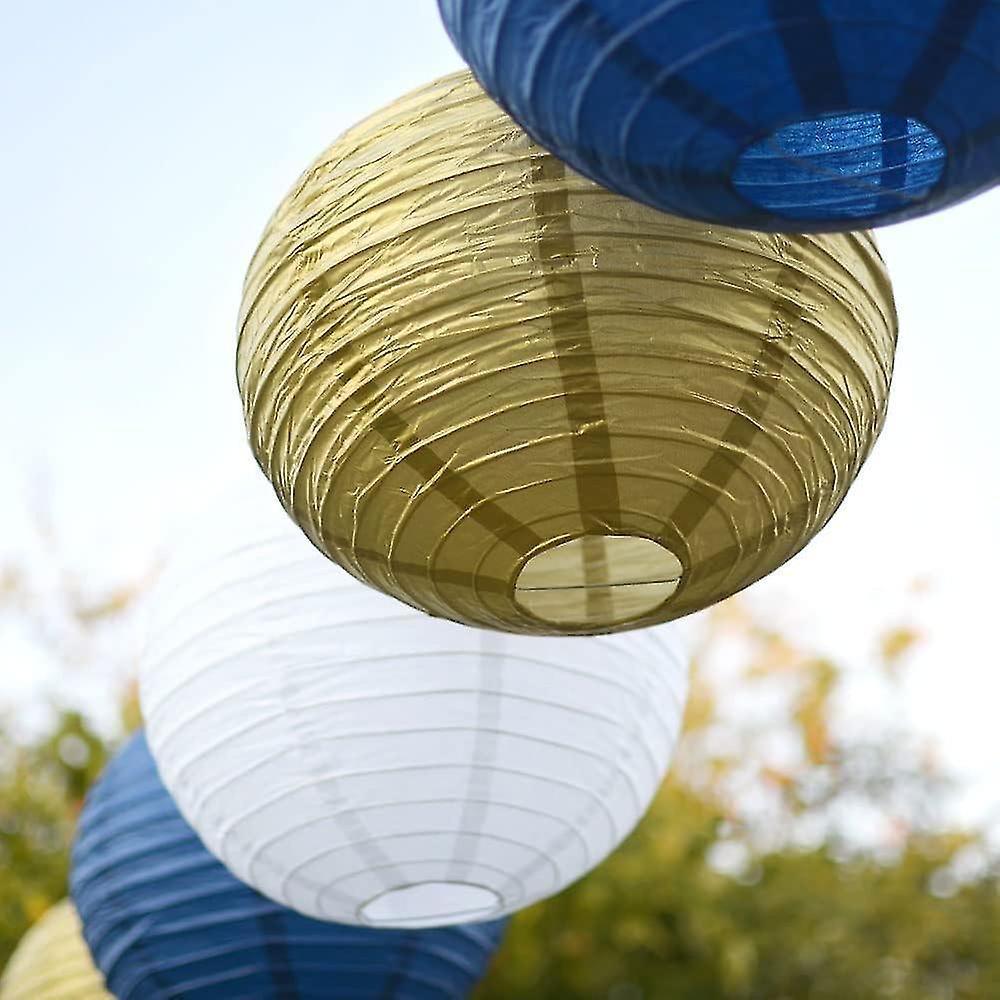 12 PCS Paper Lanterns Multicolor Decorative Round Paper Lanterns For ...